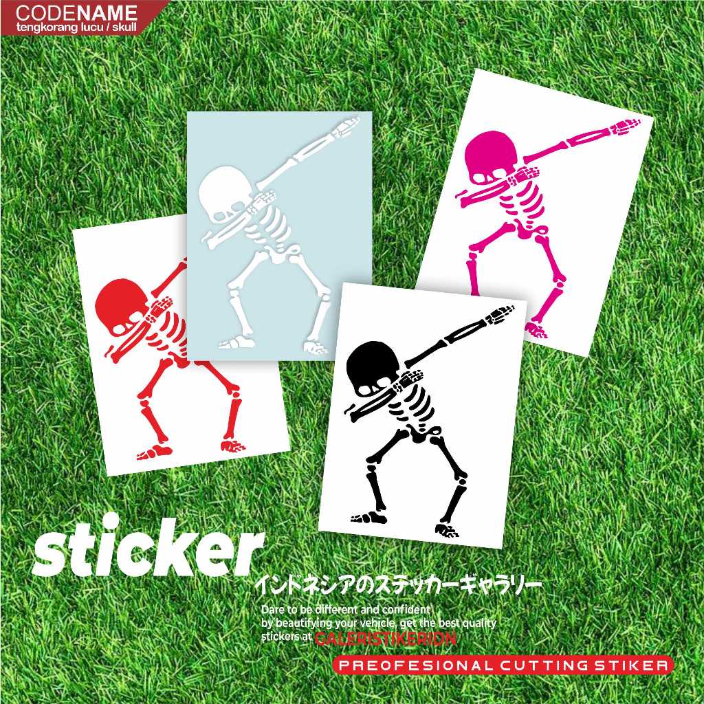Cute skull stickers cutting stickers | Shopee Philippines