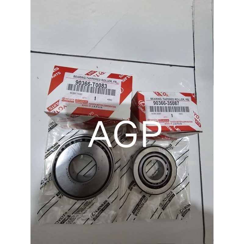 Axle Bearing Set Big Small ORI Hilux Vigo DC Hiace Commuter 90366-T0083 ...