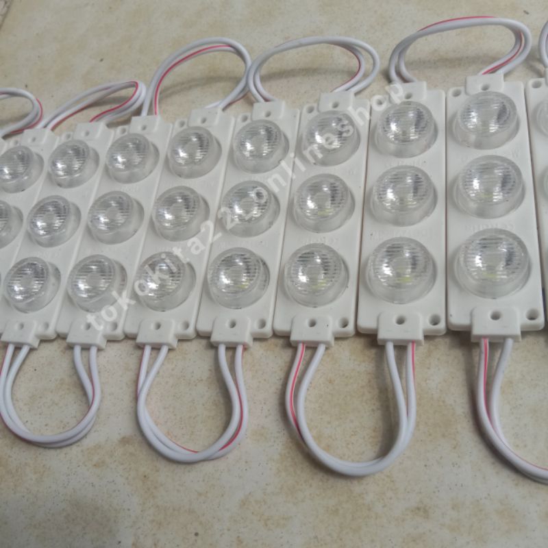 MATA CAHAYA LED Module Light 3 eyes power 3W DC 12V white light ...