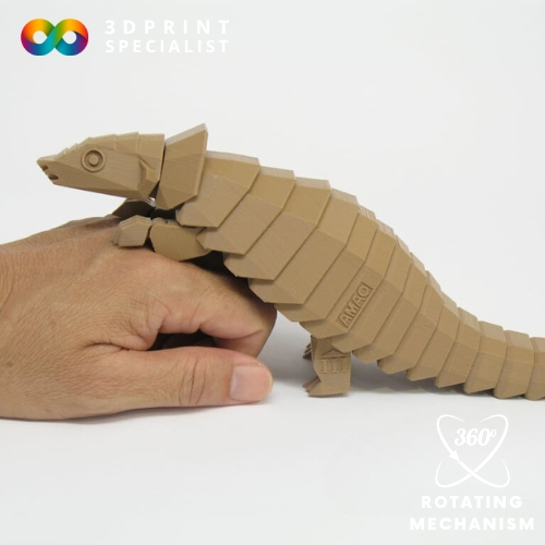 Articulated Pangolin Toy Children's Toy Articulated Flexible Pangolin ...