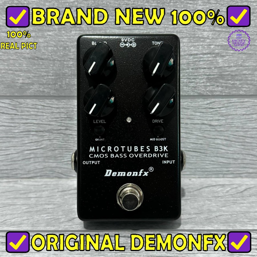 Demonfx Microtubes Bass Effects B3K Powerful Bass Overdrive Pedal ...