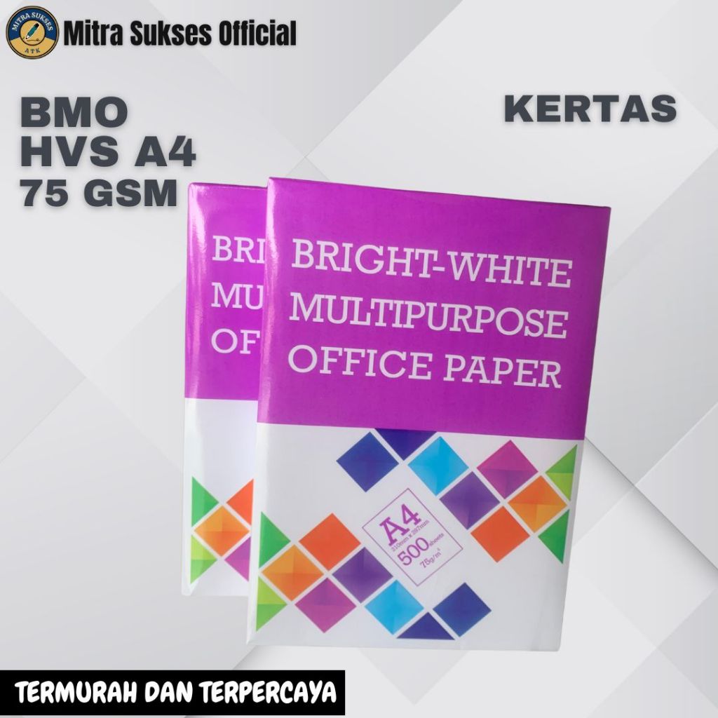 A4 BMO 75 GR HVS PAPER [1 RIM] | Shopee Philippines