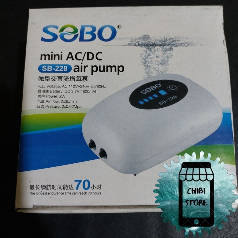 MESIN Acdc SOBO SB-228 2-hole AERATOR Machine/SOBO Air Pump AC DC ...