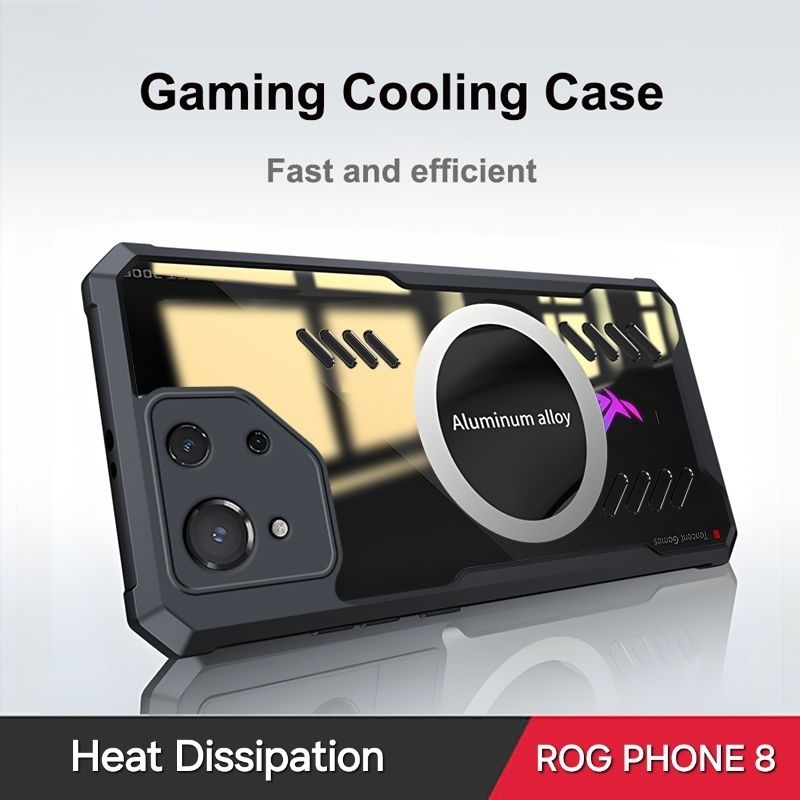 Case Asus ROG Phone 8/8 Pro Gaming Cooling Heat Dissipation | Shopee ...