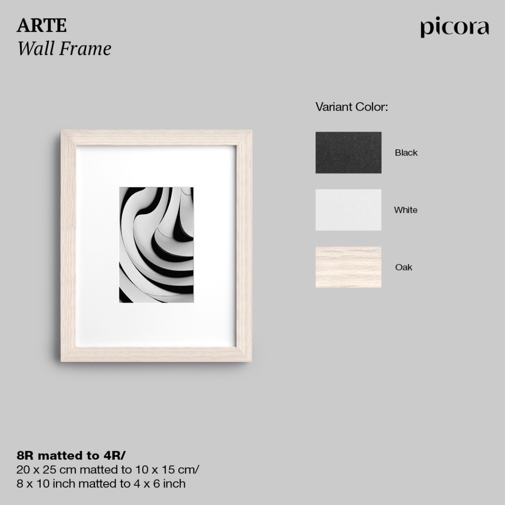 LIMITED STOCK PICORA ARTE Wall Frame 2x25cm 8R4R Wall Photo Frame ...
