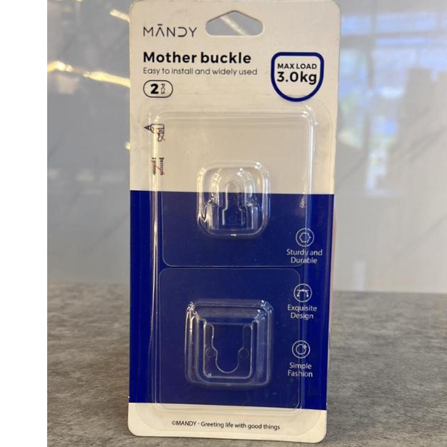 GANTUNGAN Holder/tv remote Hanger/ac Wall Hanging Hanger 1 set (1 Pair ...