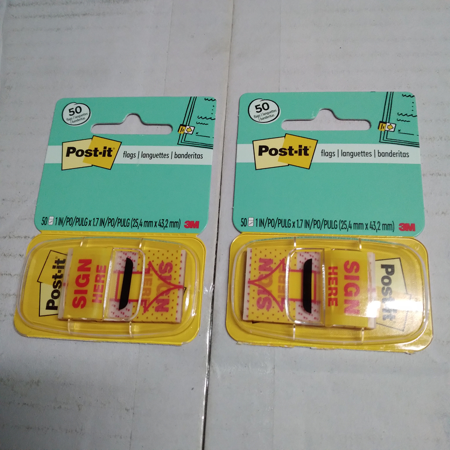 3m post it flags 680-9 sign here | Shopee Philippines