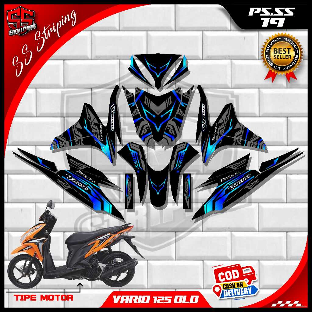 Decal Sticker Full Body Click 125 Old - Sticker Full Body Click 125 Old ...