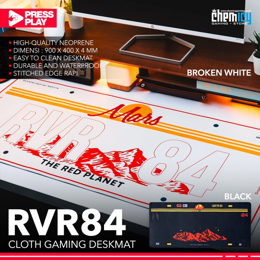 Press Play RVR84 Mars Plate Deskmat Cloth Gaming Mousepad | Shopee ...
