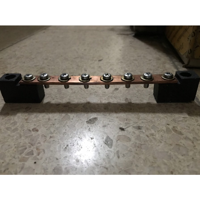 Busbar zero ground clamp 8 copper bolts | Shopee Philippines