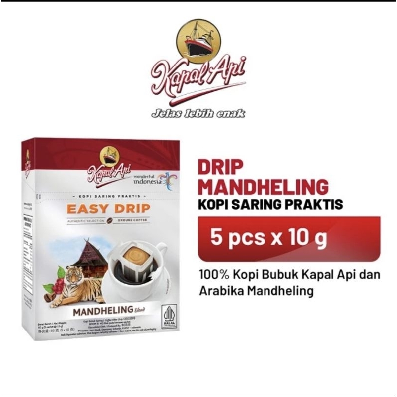 Ship Fire Drip Mandheling Blend 1 Folding Box (5×10gr) | Shopee Philippines