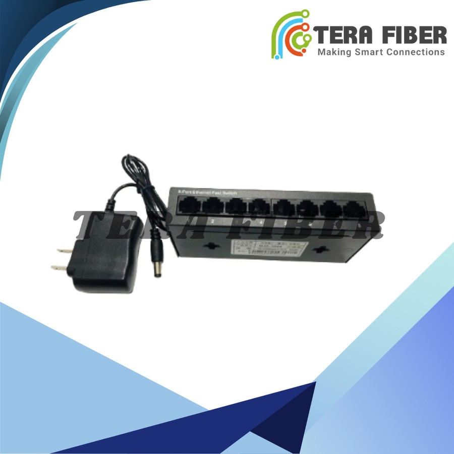 Switch HUB 8 PORT RJ45 10/100 mbps Fast Ethernet Switch 8 PORT | Shopee ...