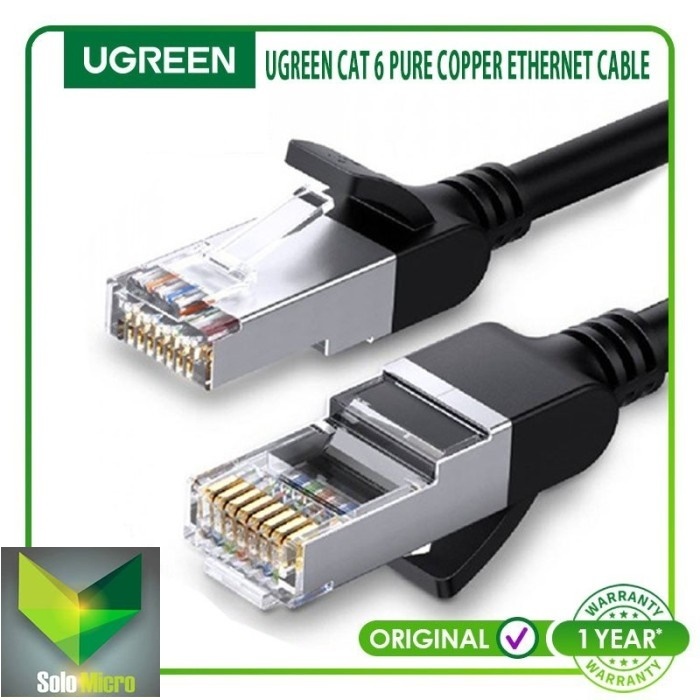 Ugreen Cable LAN Cable 5 meters 5M 50194 Cat 6 Utp Ethernet Black ...