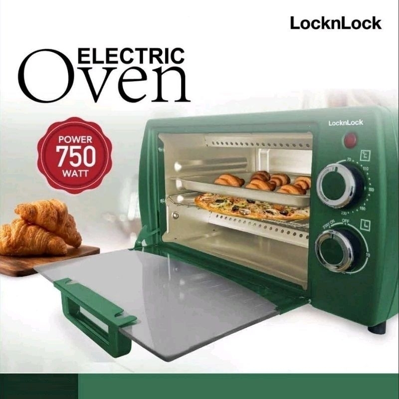Locknlock LOCK&LOCK Green Electric Oven EJ0146GRN (Cardboard Packing ...