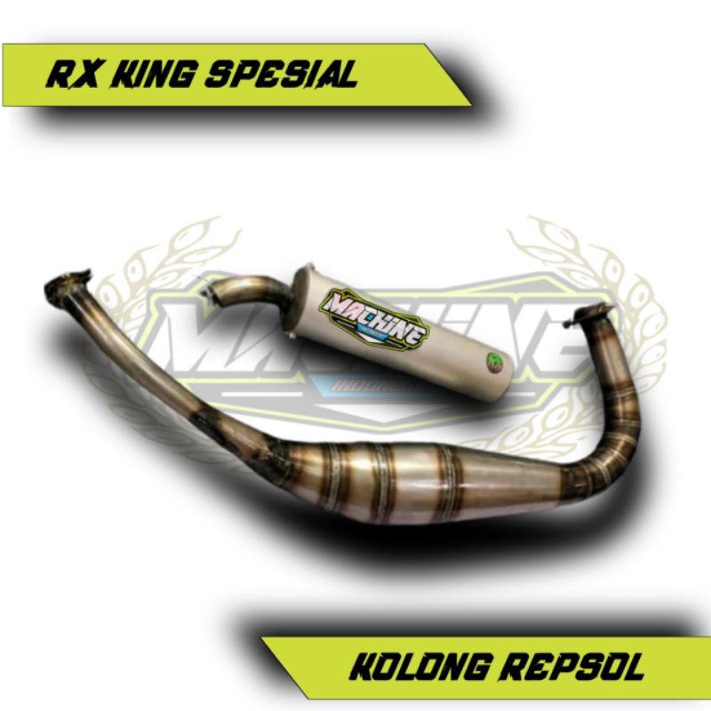 Special RX KING Exhaust Under REPSOL Rust Plate ORIGINAL MACHINE COPY ...