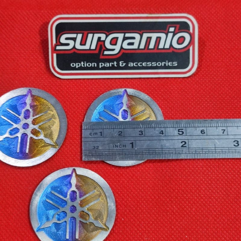 Yamaha nouvo titaniun logo emblem vietnam titan logo emblem | Shopee ...