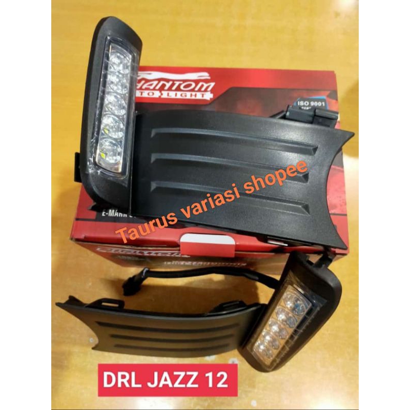 2012 2013 Honda Jazz Car Front Bumper Drl Led Lights Original Model ...