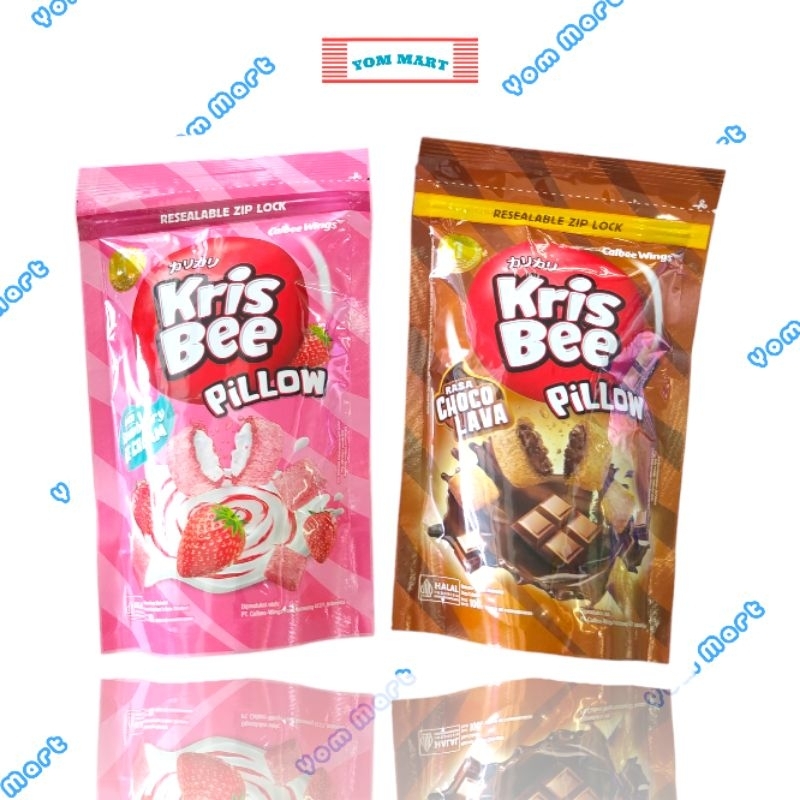KRIS BEE PILLOW CHOCO LAVA DANQ STRAWBERRY ICE CREAM 100G | Shopee ...