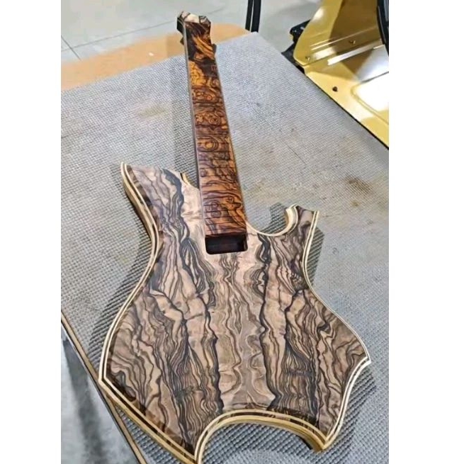Amboyna Burl Wood export quality 24 A1 Electric Guitar fretboard ...