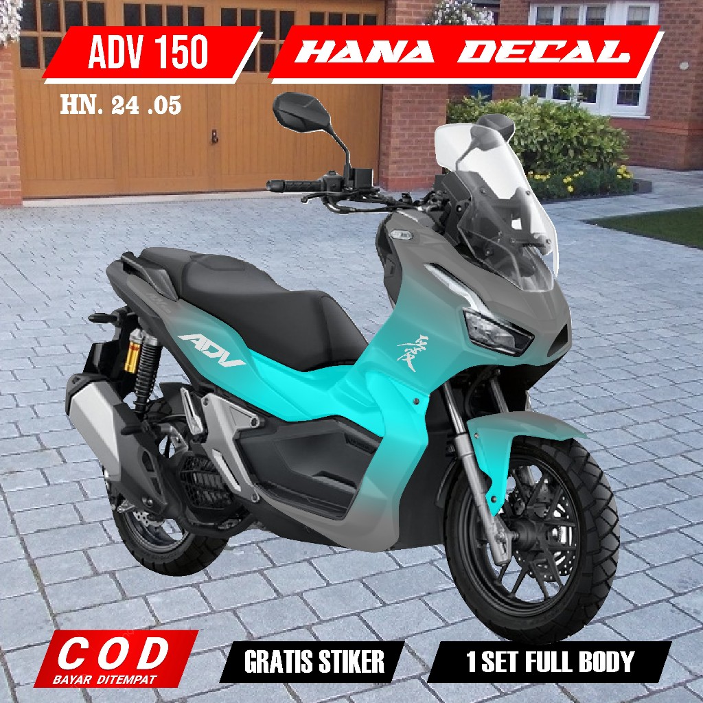 New Decal Sticker Honda ADV 150 Full body - Sticker ADV 150 Chameleon ...
