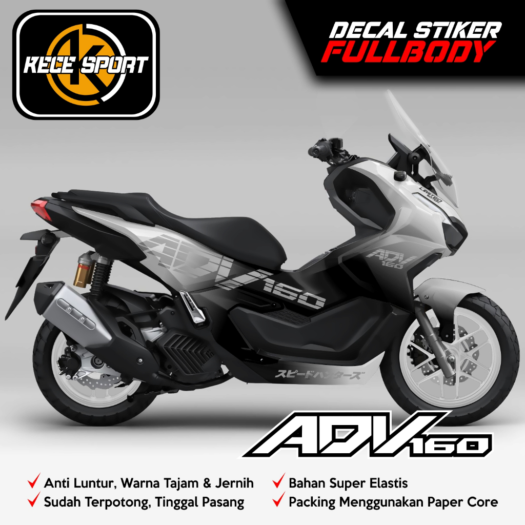 Honda ADV 160 Fullbody Striping Decal Sticker Honda ADV 160 | Shopee ...