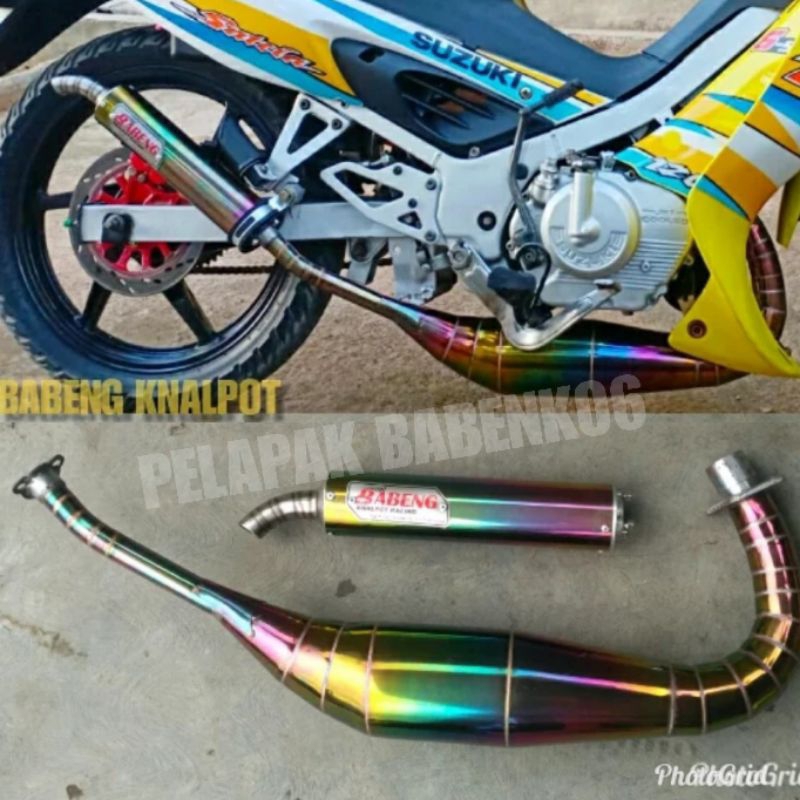 Suzuki satria 2 Stroke Exhaust RGV 120 RGX 120 Stinger 120 Akira 120 ...