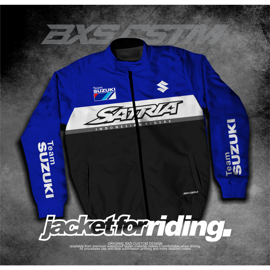 Team SUZUKI RIDERS PREMIUM MOTORCYCLE JACKET FOR RIDING SUNMORI TOURING ...