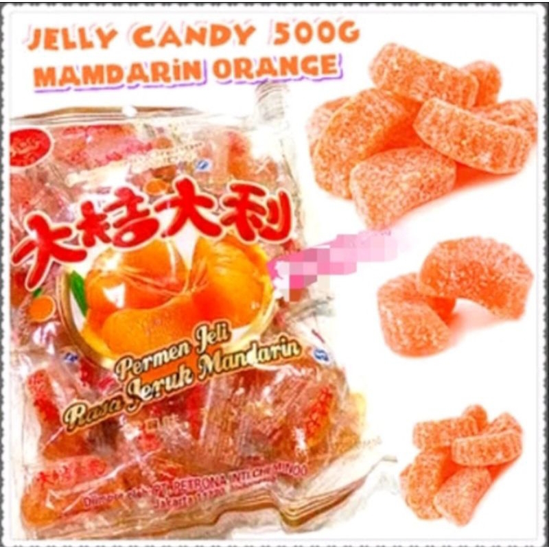 Mandarin Orange Jelly Candy 500g | Shopee Philippines