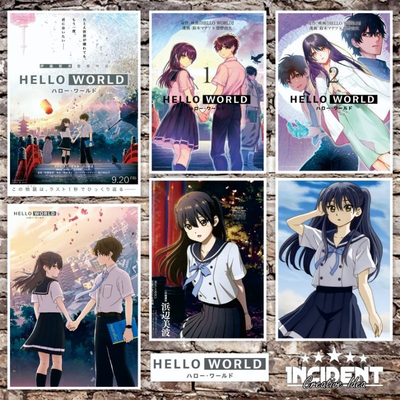Hello WORLD Poster - Anime Poster | Shopee Philippines
