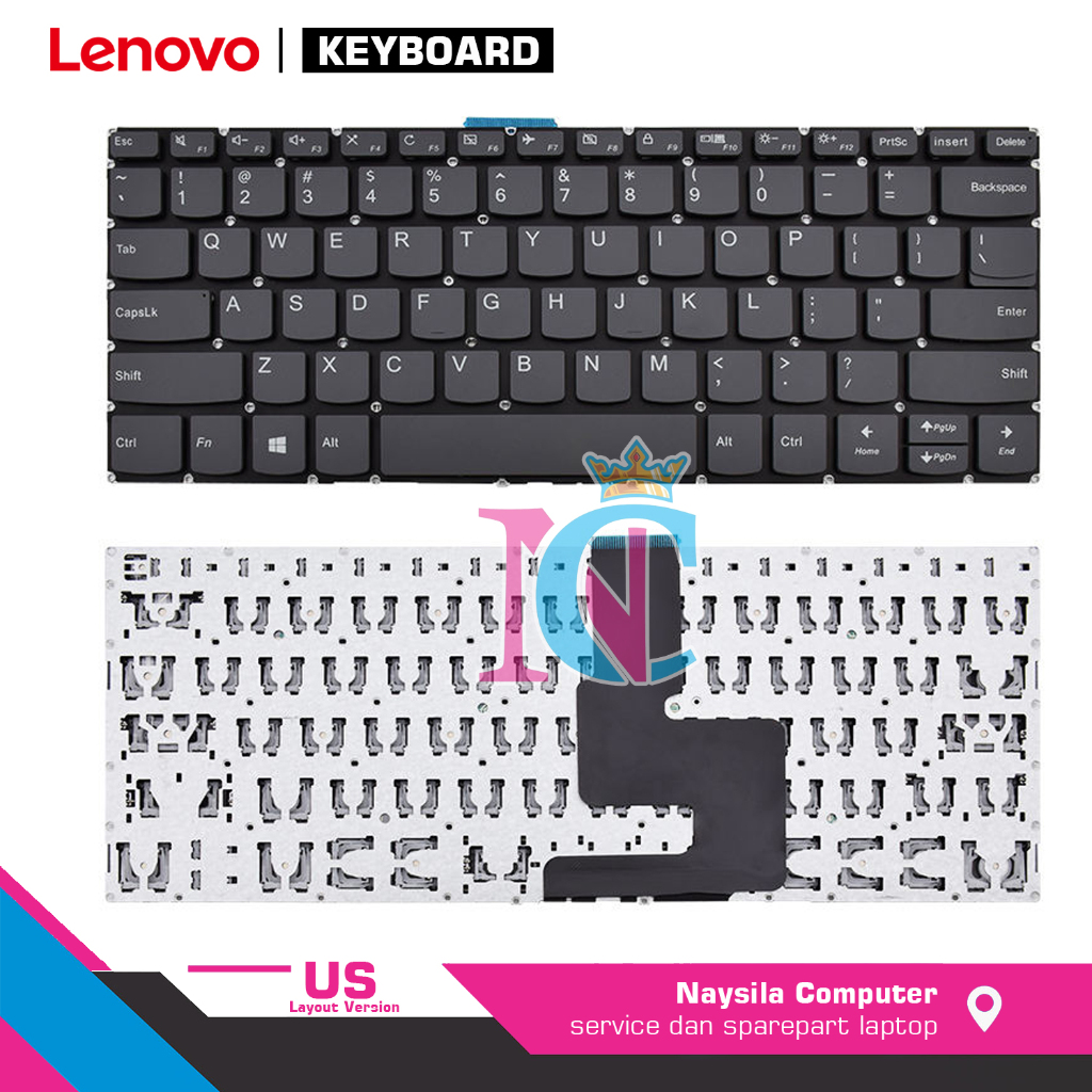 LENOVO ideapad Keyboard 3-14 Ideapad 3-14IGL05 Yoga 720 15 720-15 520 ...
