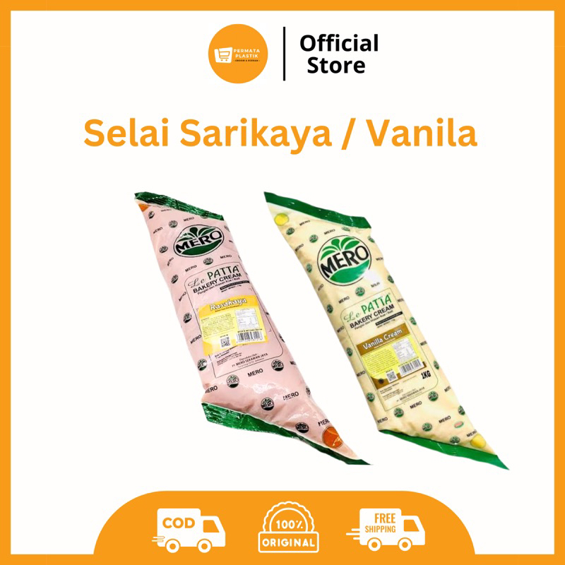 Jam Sarikaya Srikaya Vanilla Filling Martabak Donut Bread 1kg | Shopee ...
