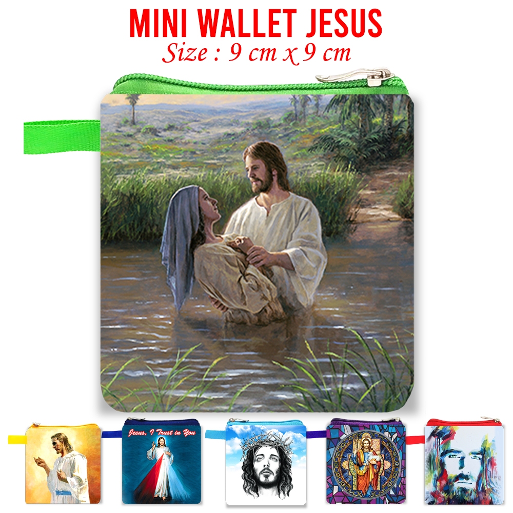 Christian Wallet Jesus Series 9x9cm Christ Jesus Christ Catholic ...