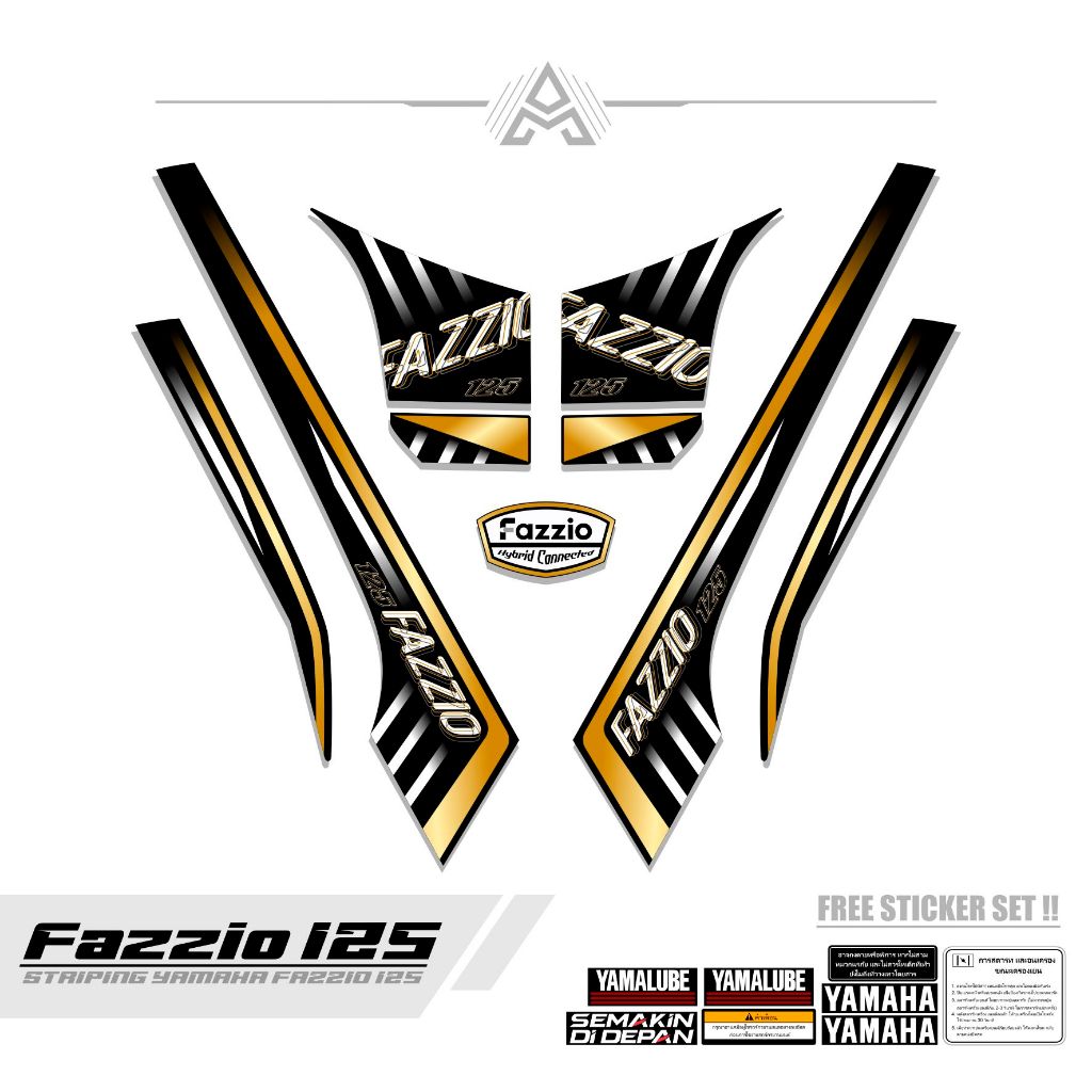 Fazzio 125 STRIPING/MTF 7/FAZZIO 125 STICKER/FAZZIO 125 STICKER/STICKER ...