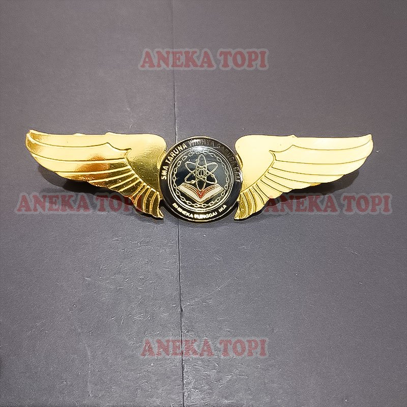Taruna High School Logo Wing Pin Custom School Logo Pin - Various Hats ...