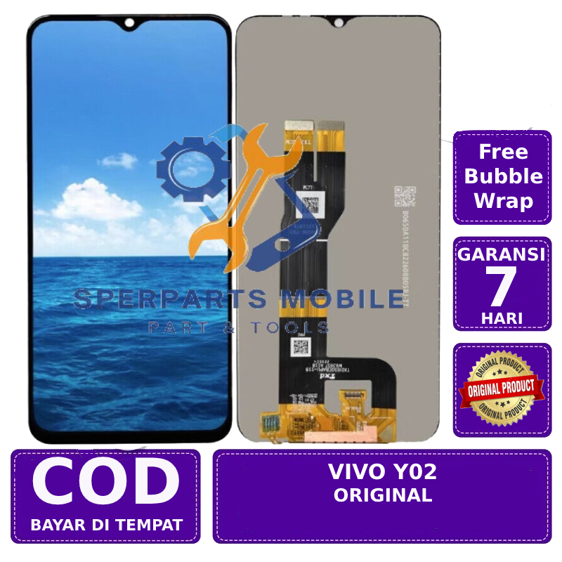 Original VIVO Y02 LCD TOUCHSCREEN 1 SET GUARANTEE | Shopee Philippines