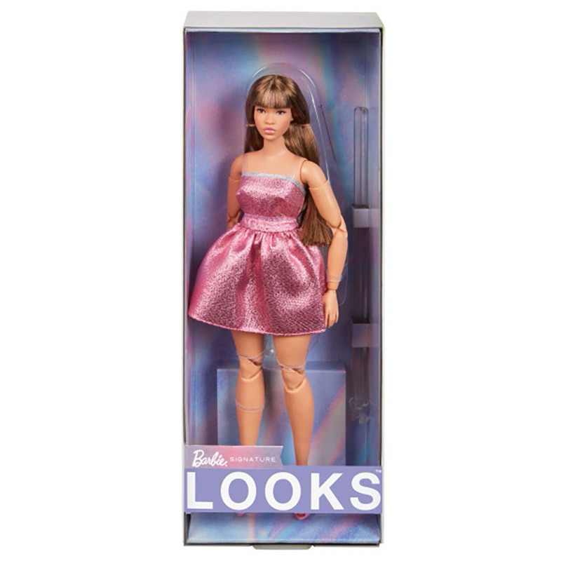 Barbie Looks 24 Curvy Pink Mini Dress Doll | Shopee Philippines