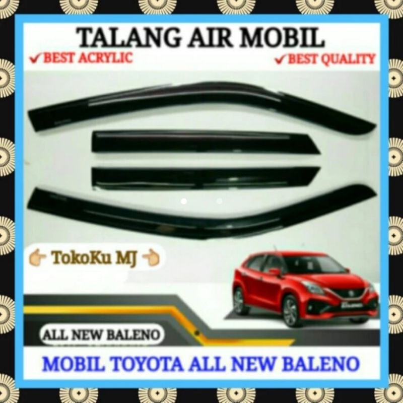 SUZUKI ALL NEW BALENO CAR WATER GUARD (SLIM MODEL) | Shopee Philippines