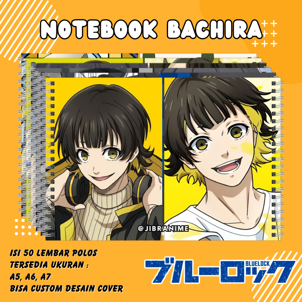 BACHIRA BLUE LOCK NOTEBOOK / BACHIRA BLUE LOCK NOTEBOOK / BACHIRA BLUE ...