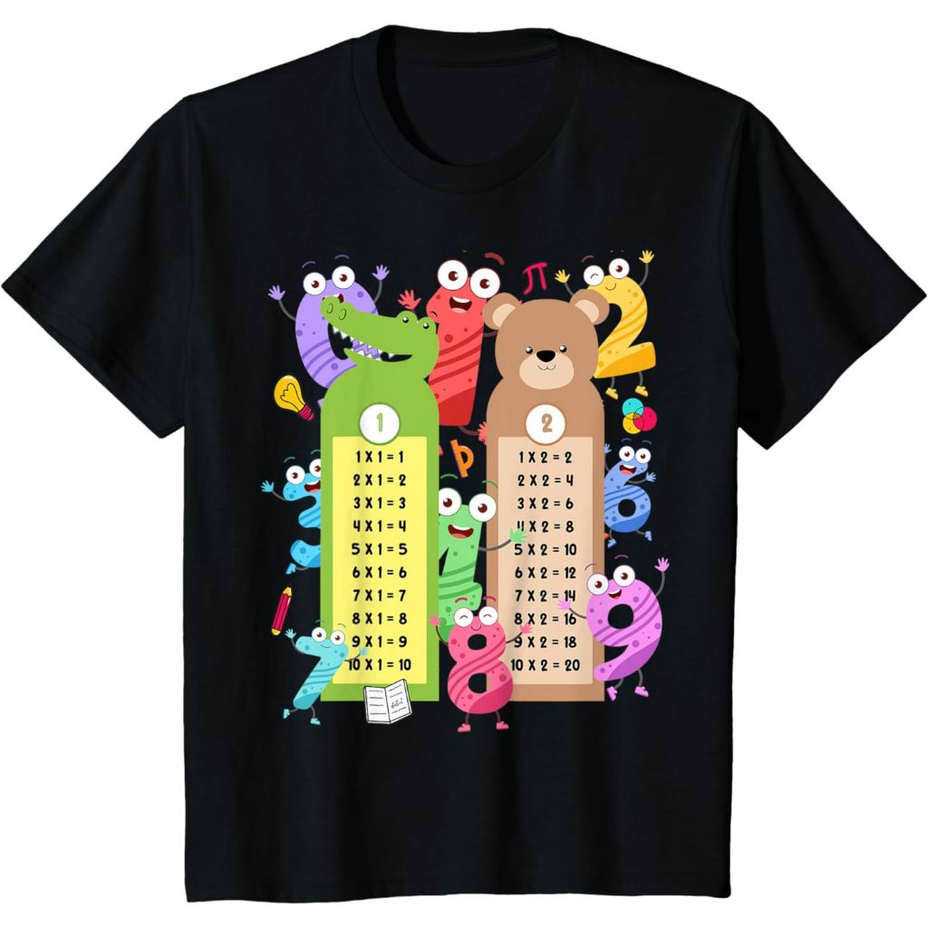 Premium Distro Children's T-Shirt Maths Table Costume Idea For Kids ...