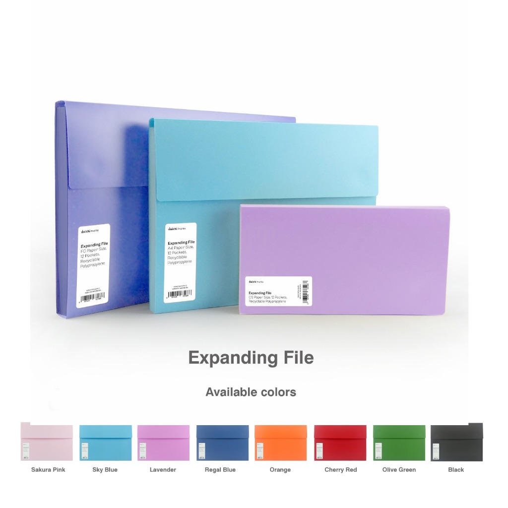 Daiichi - Expanding FIle Organizer Folder Harmonica Folder Bulkhead ...