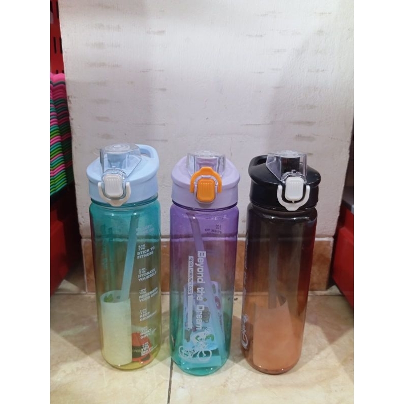 1 liter Drinking Bottle/viral Sticker Bottle | Shopee Philippines