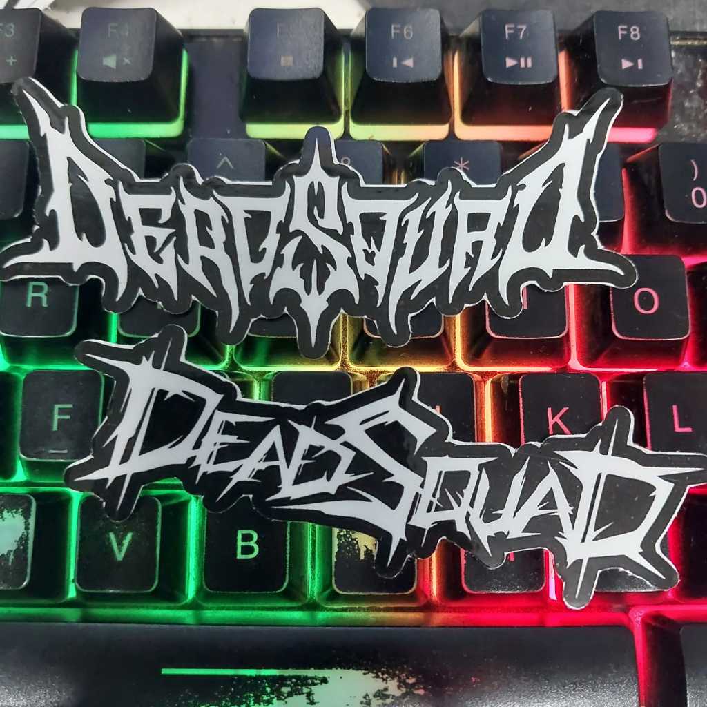 DEADSQUAD NEW LOGO - CUTTING STICKER / INDONESIAN DEATH METAL STICKER ...
