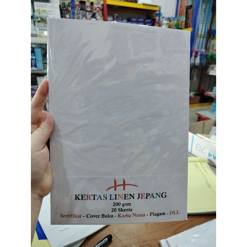 PUTIH A4 certificate/charter/linen paper contains 20 white | Shopee ...