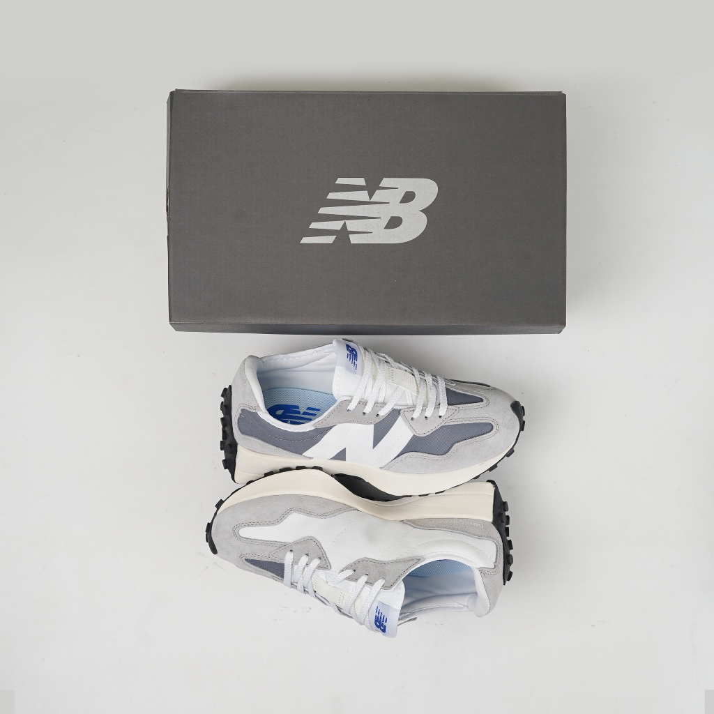 New Balance 327 LAB Dark Gray White | Shopee Philippines