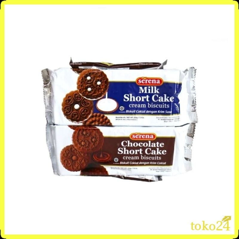 Serena Short Cake Cream Biscuits 225 gr | Shopee Philippines