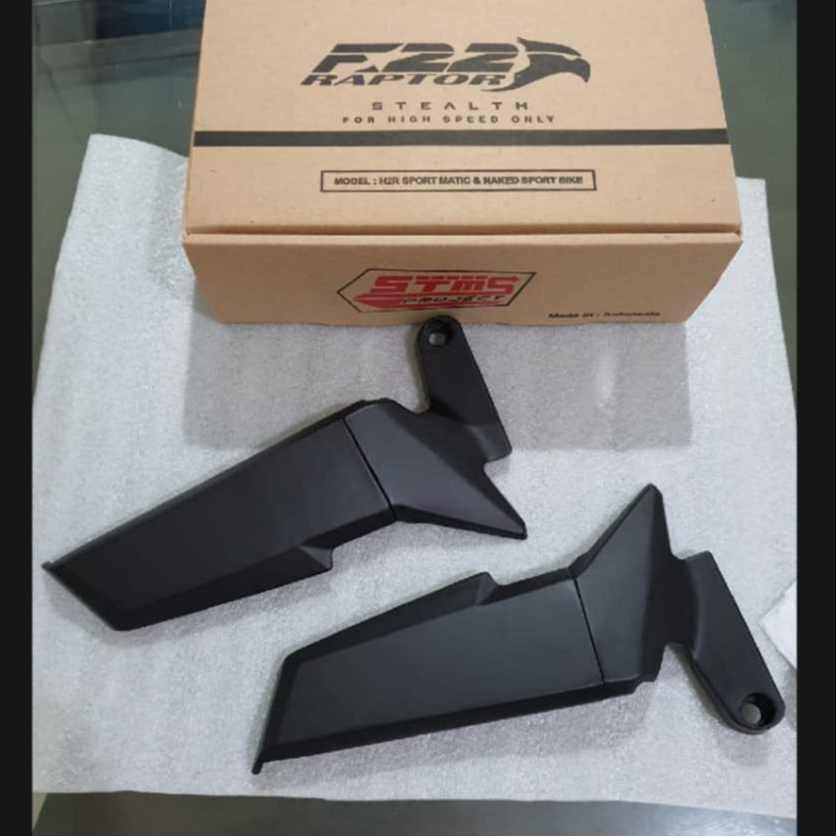Winglet Mirror H2R F22 Raptor Model H2R For Matic Naked Sport Bike For ...