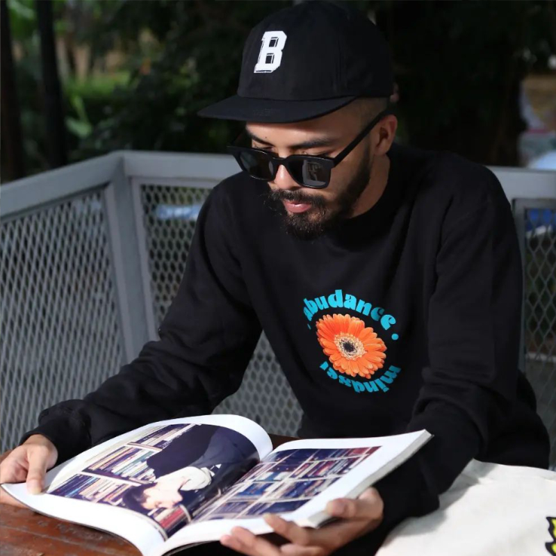 Badger Crewneck Abutay Black | Shopee Philippines