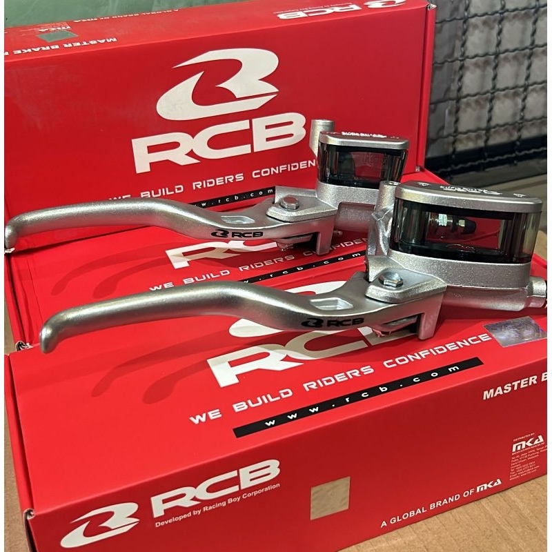 Right brake Master ORIGINAL 100% RCB E2 14mm Silver Oval universal ...