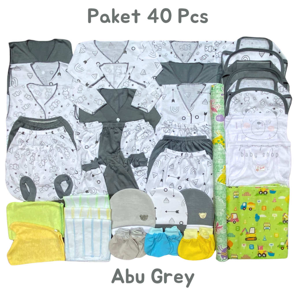 40pcs Complete Package Of Newborn Baby Clothes Complete Economical ...
