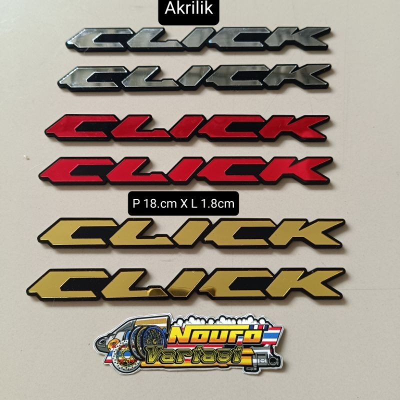 Quality Stacked Acrylic Honda Click Emblem | Shopee Philippines